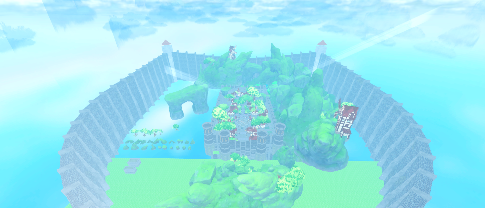 Fantasy Shiganshina District (Attack on Titan) Anime Roblox Town Map ...