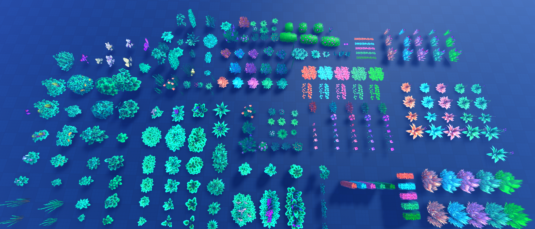 [HUGE] Stylized Roblox Flowers & Bushes Nature Assets Pack