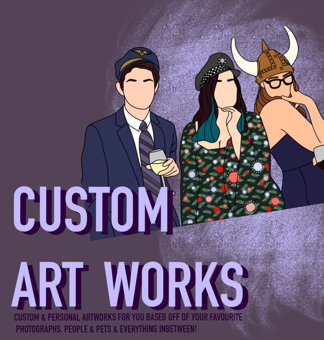 Custom Artworks: 3 People - Payhip