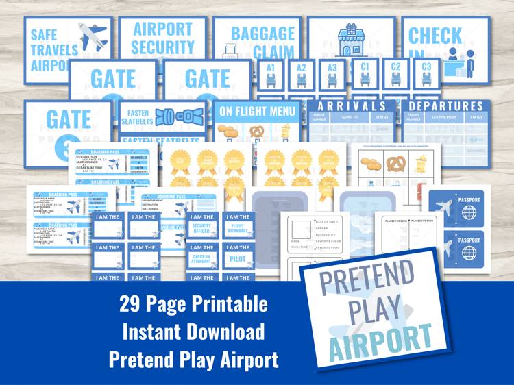 Pretend Play Money/Wallet Printable, Printable Money/Wallet Play Set ...