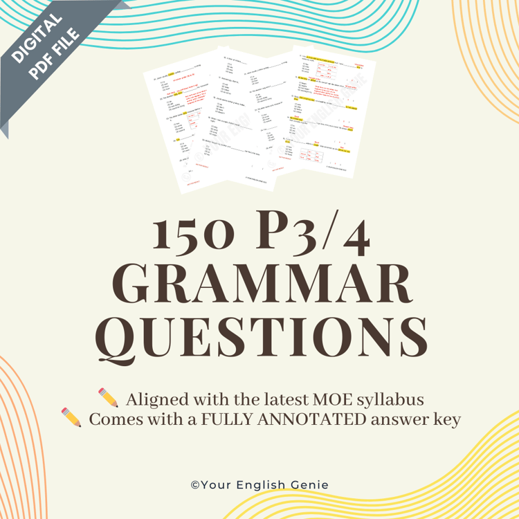 Your English Genie - Primary 3 & 4 English