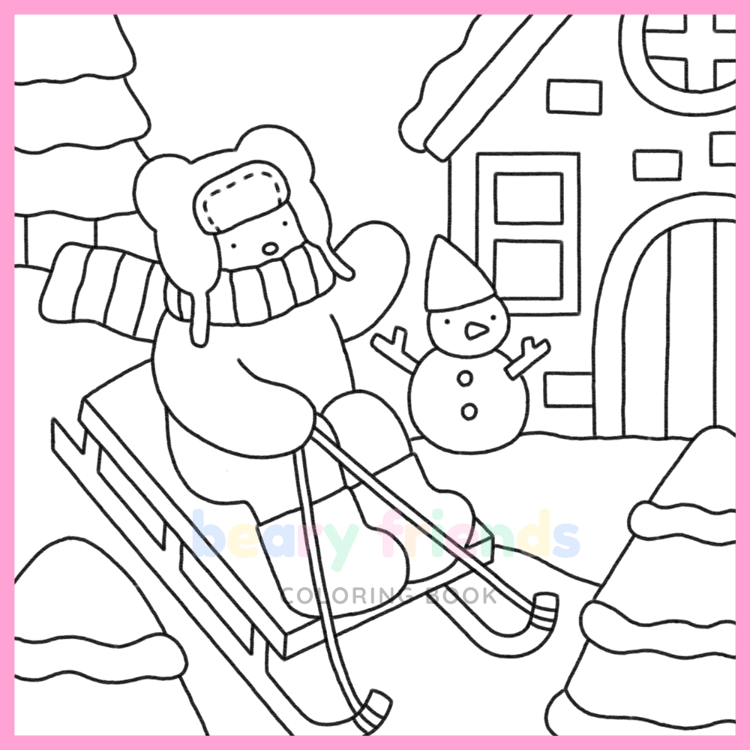 Beary Friends Coloring Book
