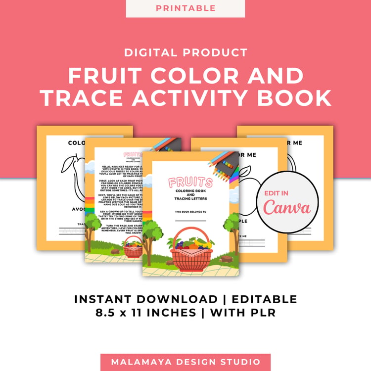 Animal Color and Trace Activity Book - Payhip