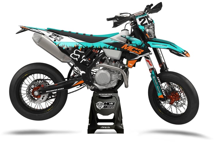 Stylish Custom Graphics for KTM SXF