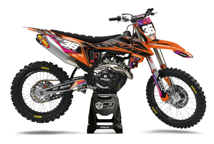 Stylish Custom Graphics for KTM SXF