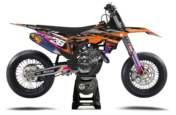 Stylish Custom Graphics for KTM SXF