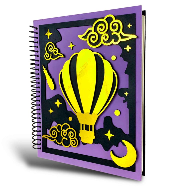 Harry Potter & the Golden Snitch Notebook Journal Cover Laser Cut Files ...