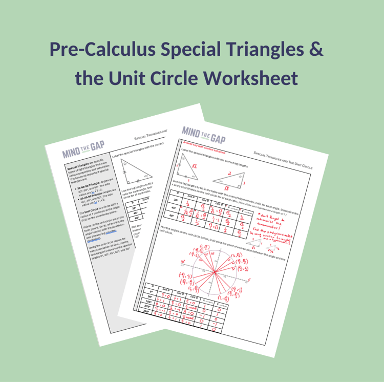 Radian to Degree Worksheet - Payhip