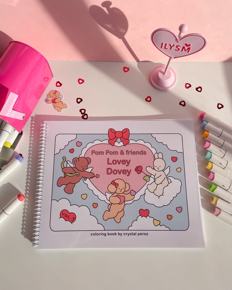 Pom Pom & Friends Coloring Book Volume 1