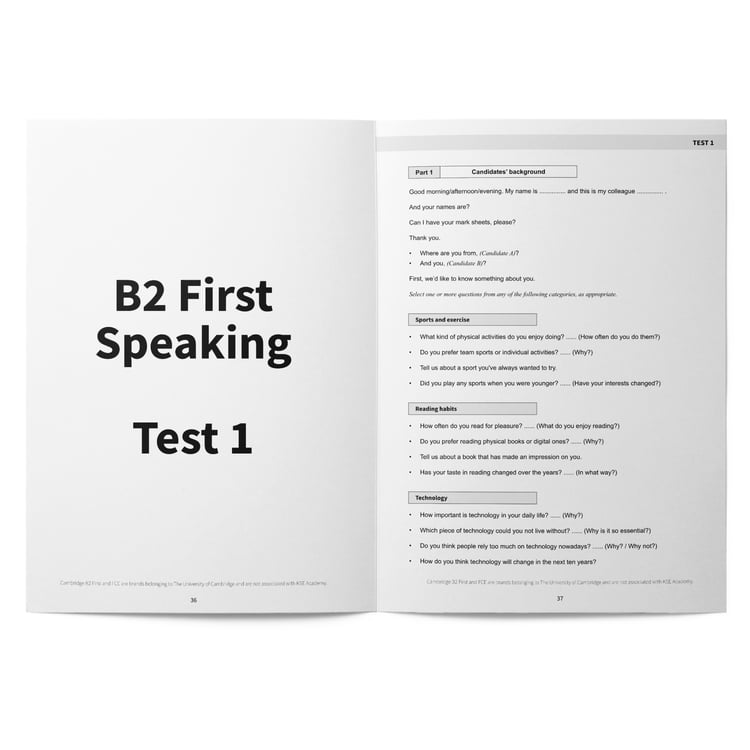 KSE Academy - B2 First (FCE)