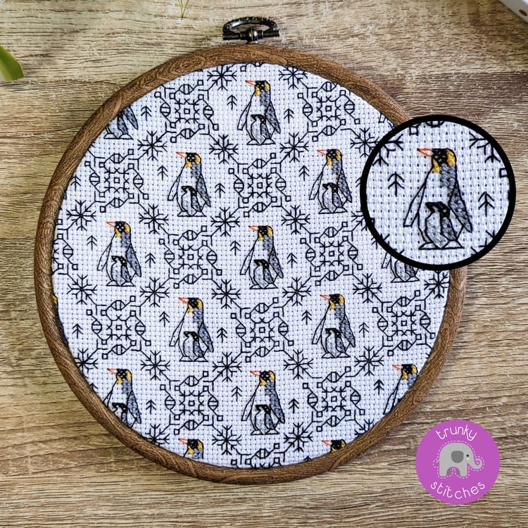 Blackwork patterns by Trunky Stitches - Christmas patterns