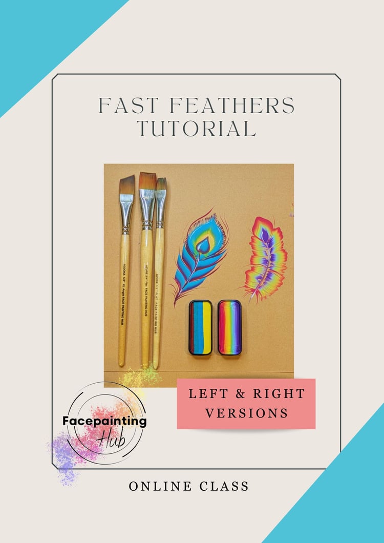 Facepainting Hub - Facepainting Digital Downloads - Right Handed