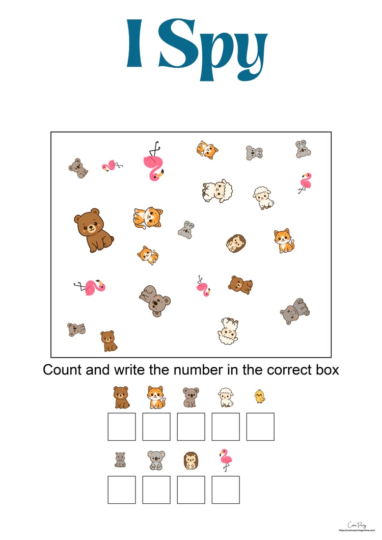 Free i-Spy Worksheet Generator is Here!