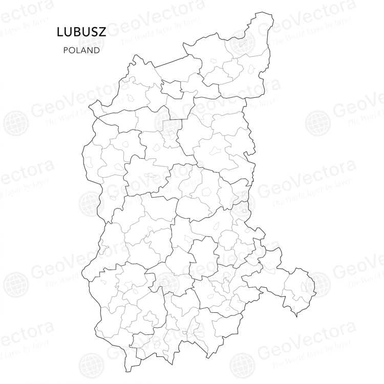 Geovectora - POLAND - Voivodeships
