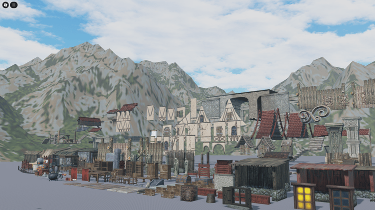 Medieval Roblox Building Models – Castles, Inns & Townhouses