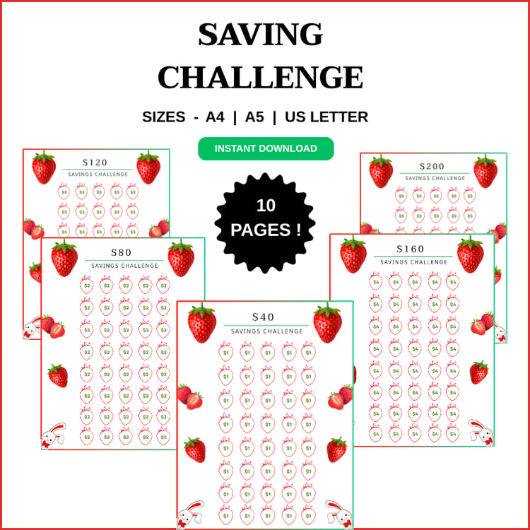 Savings Challenge Printable