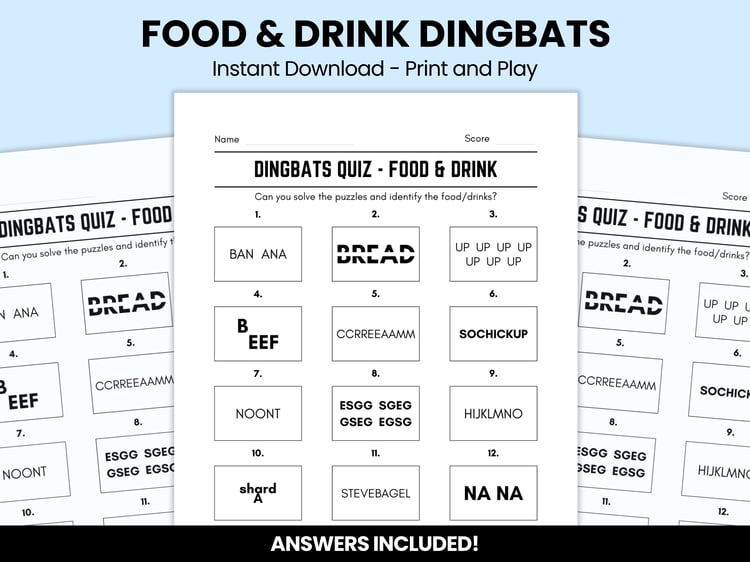 Mikko Games - Dingbats Quizzes