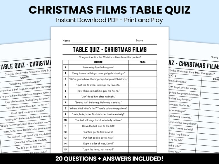 Mikko Games - Table Quizzes