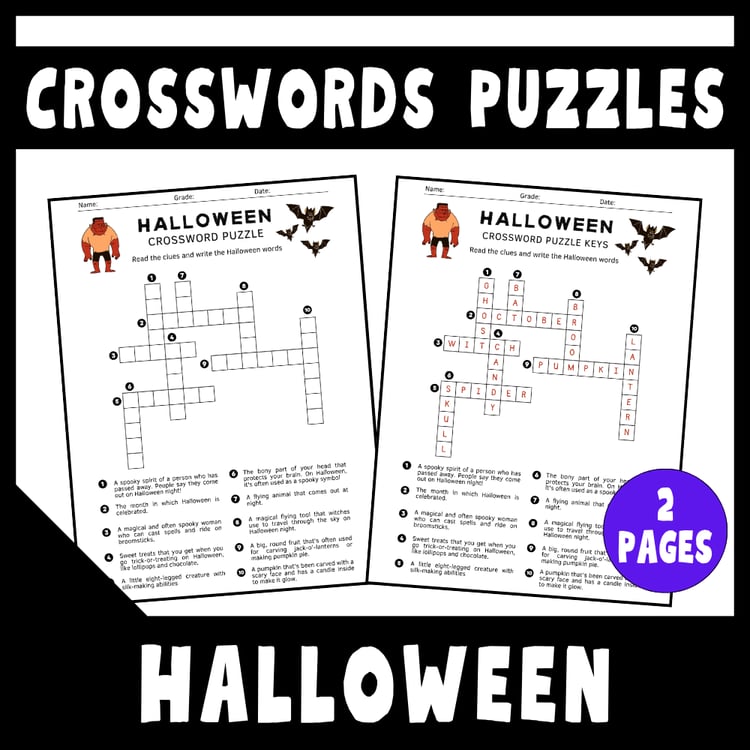 Kindergarten Tools - Crosswords Puzzles