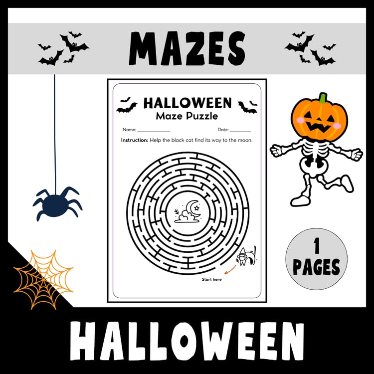 Kindergarten Tools - Mazes