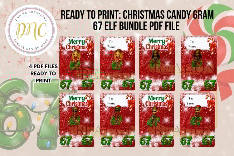 Canva Candy Gram & Hand Sanitizer Frame – Drag-and-Drop Design