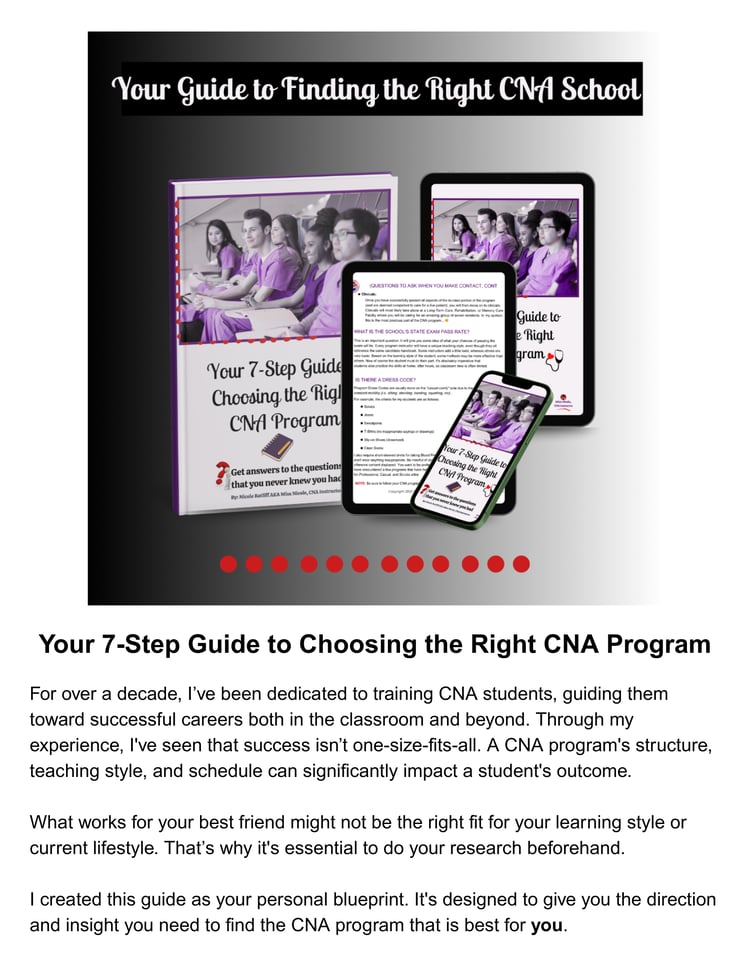 Miss Nicole's CNA Study Guides - Free Downloads