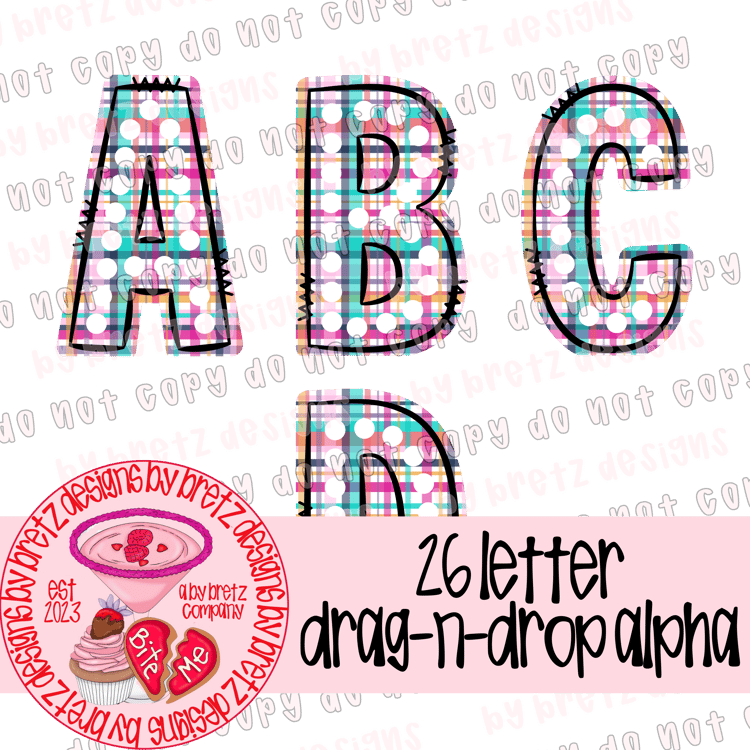 By Bretz Designs - Alpha's (Drag n Drop) - Payhip