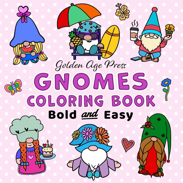 Food & Snacks Bold & Easy Coloring Pages : Printable PDF