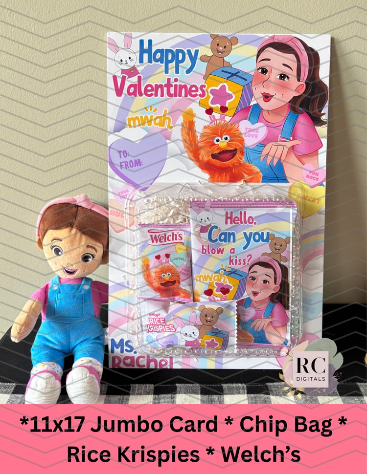 Rosie's Customs Digitals - Valentine's Candy Cards