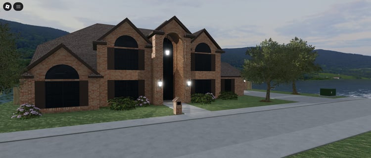 FREE Modern House – Roblox 2 Floor Home with Yard