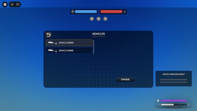 Buy Roblox UI Templates & GUI Packs | Menus, Shops, HUDs and Game ...