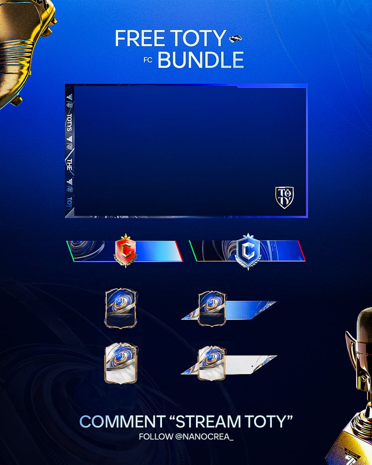 7 FREE FC26 TOTY ICON Pack Opening Backgrounds (4K) — For Streamers ...
