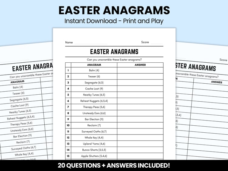 Mikko Games - Easter Quizzes