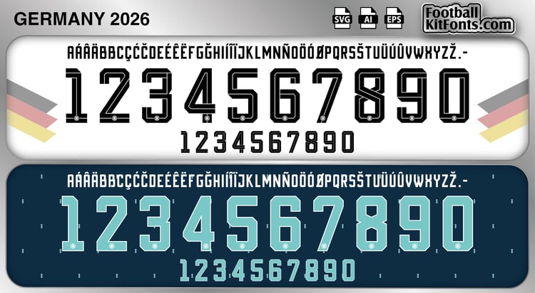 Football Kit Fonts