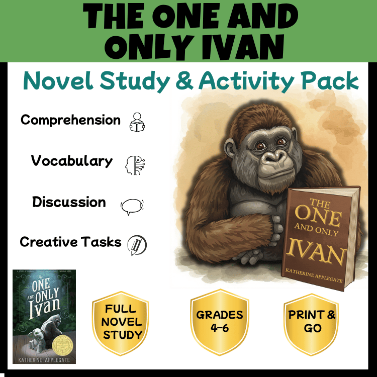 The Wild Robot Novel Study | Printable Worksheets PDF & Activities ...
