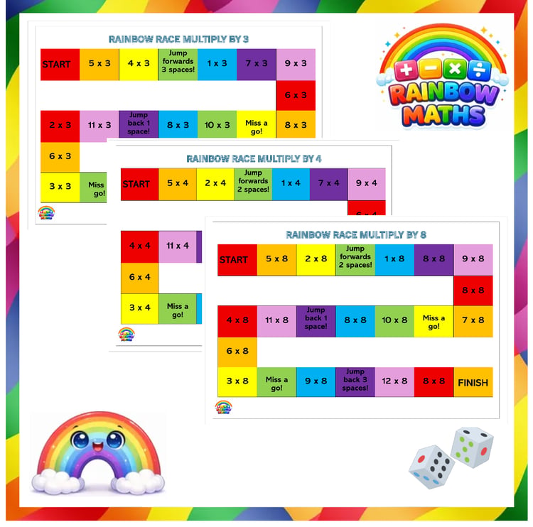 Rainbow Maths - Multiplication