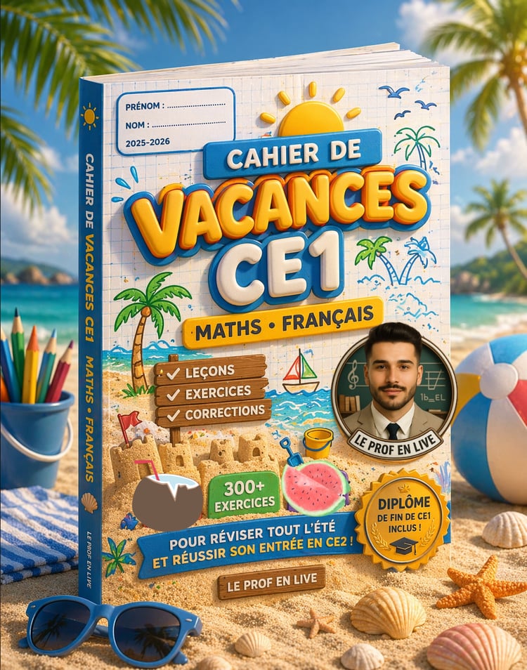 Cahier CE1 - Période 4 (Mars-Avril-Mai) Maths - Français (Leçons ...
