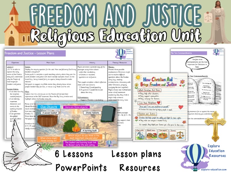 KS2 Exploring Judaism and The Torah RE Unit - 5 Lessons