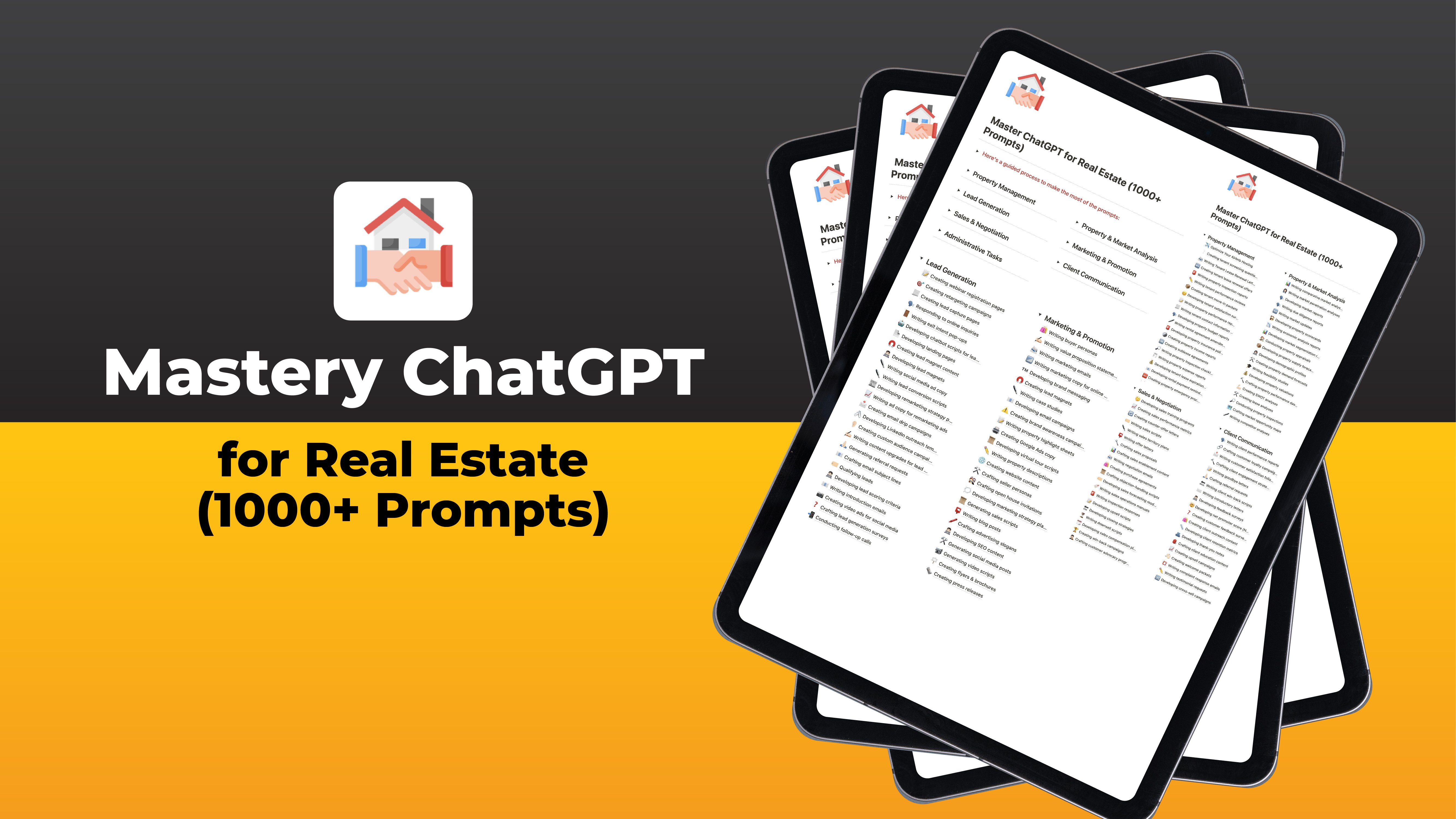 Mastery ChatGPT for Real Estate (1000 Prompts) - Payhip