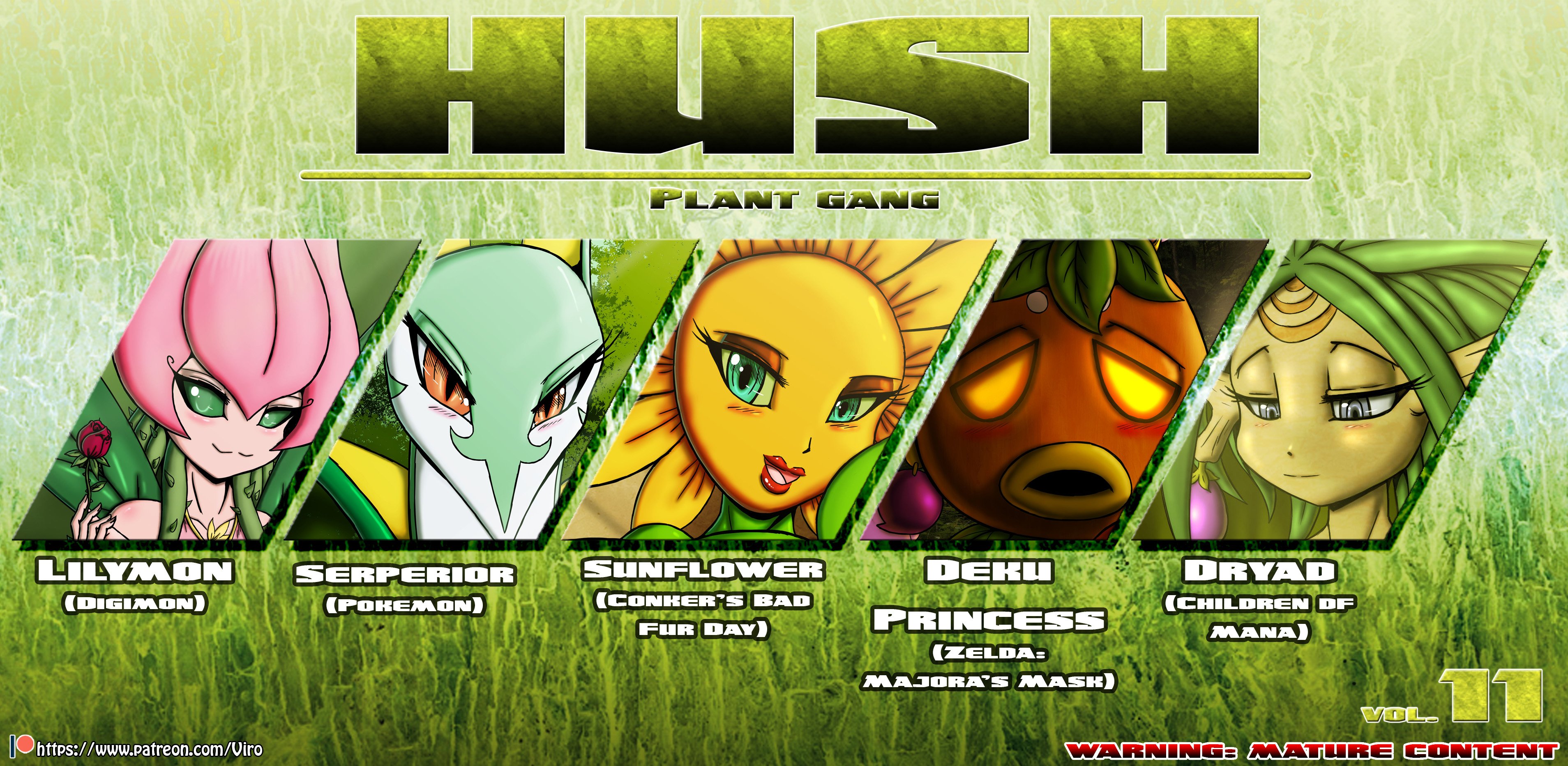 HUSH: Fanart Vol. 11 - Plant Gang - Payhip