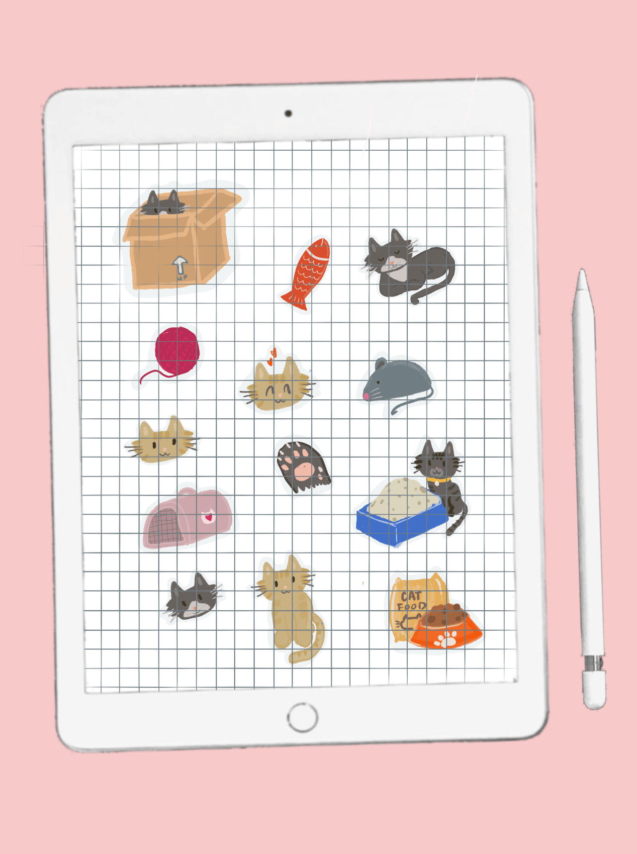 Digital Stickers - Cat Bundle - Payhip