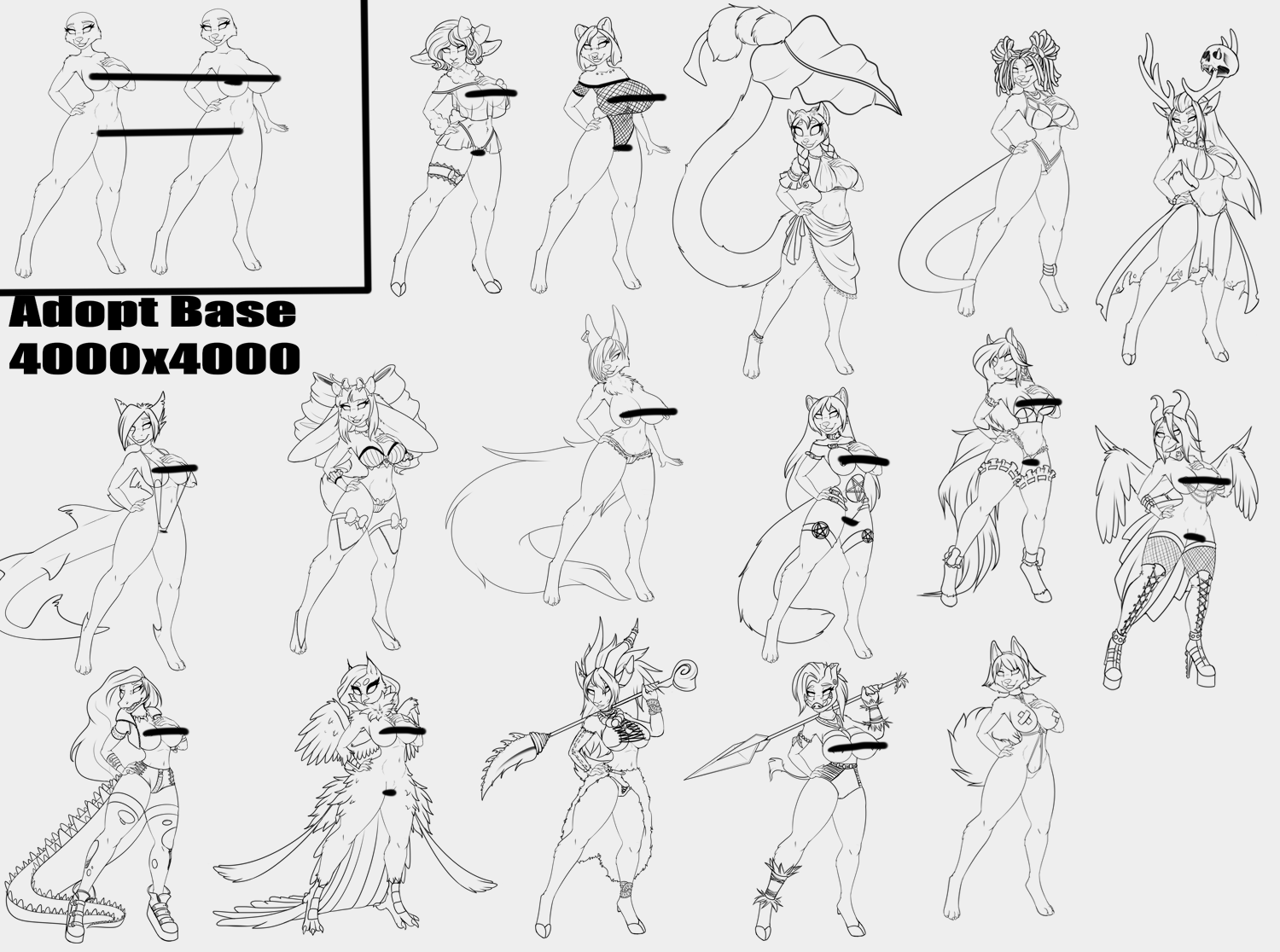 Standing Adopt Base - Payhip