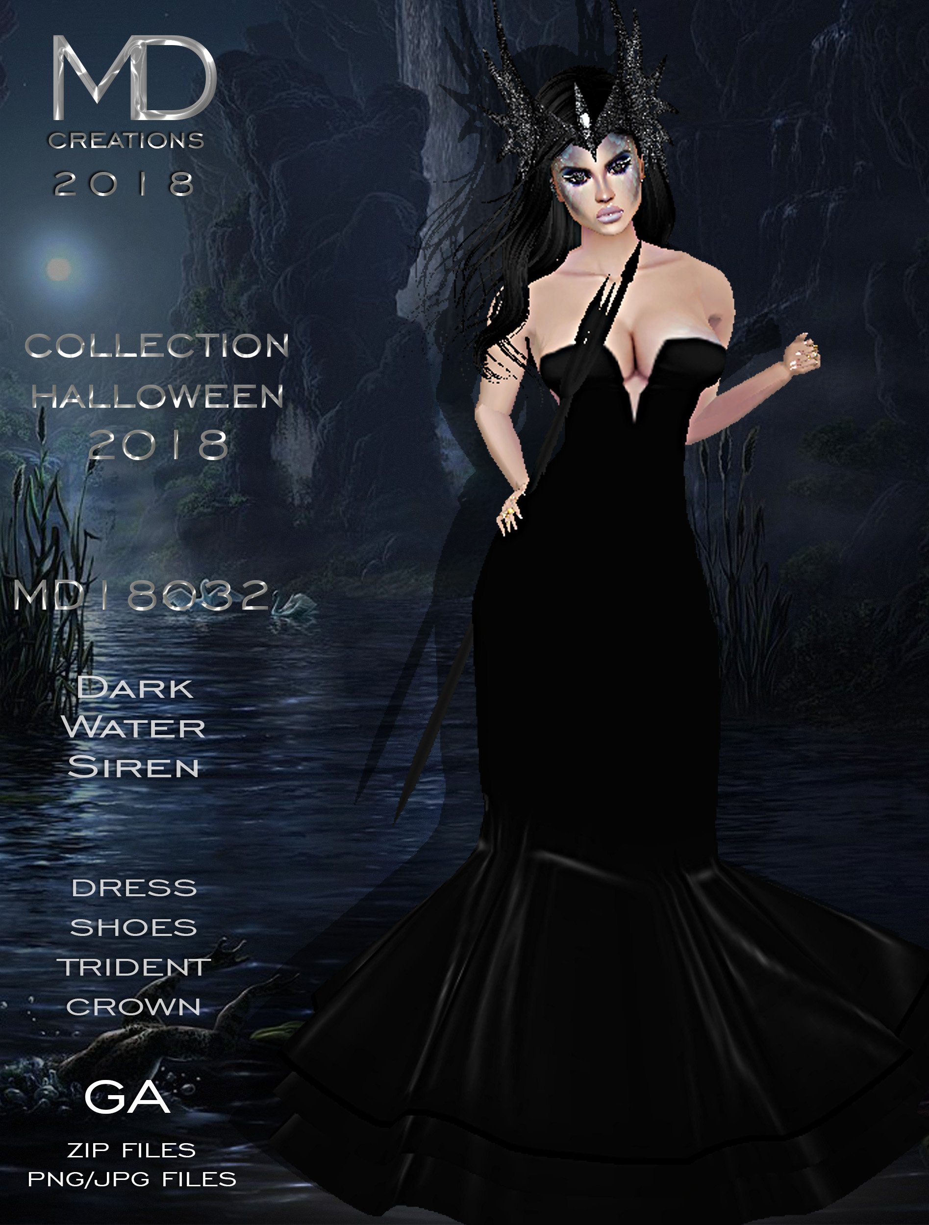 MD 18032 - Collection Halloween - Dark Water - IMVU Textures - Payhip