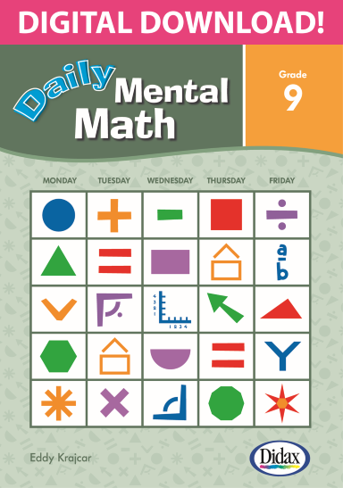 Daily Mental Math, Grade 9 215319 - Payhip