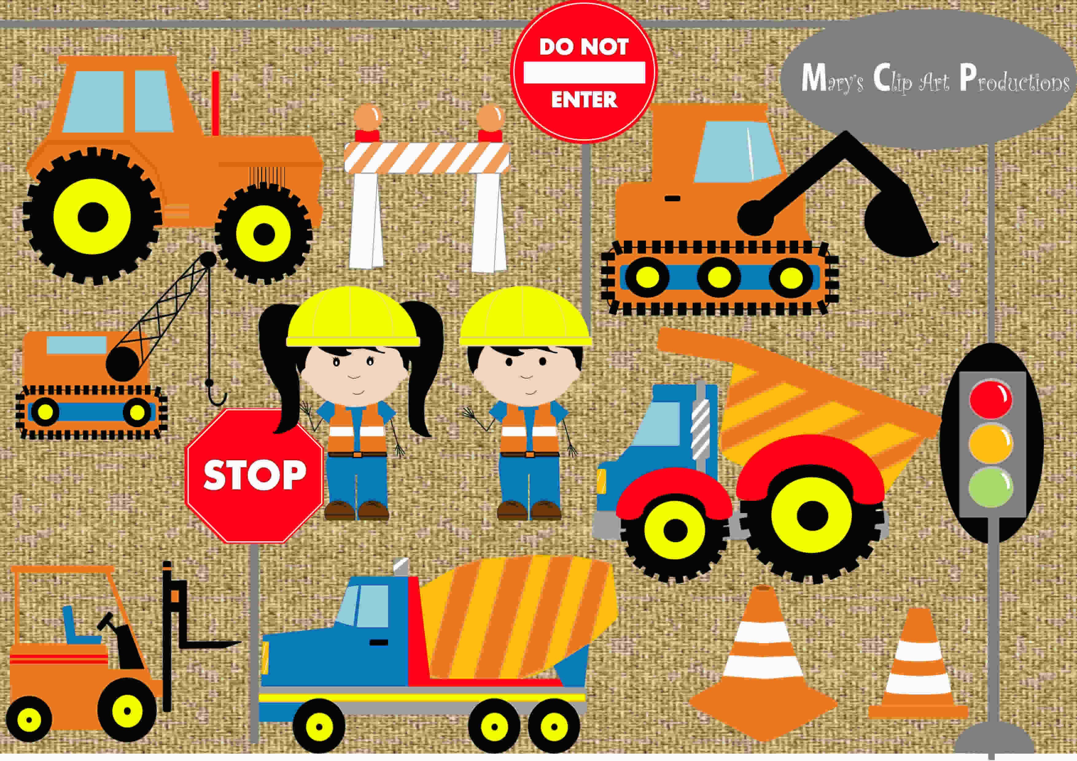 Under Construction Clip Art Set - Payhip