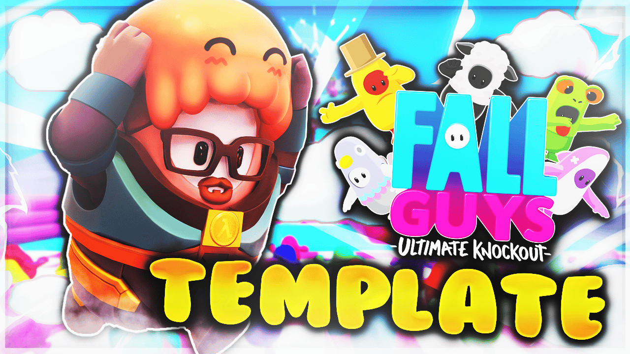Fall Guys Ultimate Knockout Thumbnail Template! - Payhip