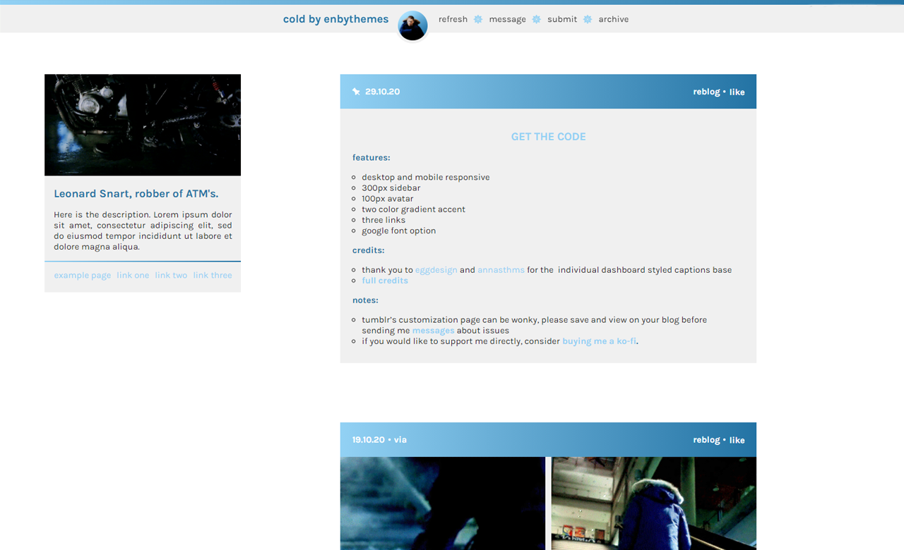 Theme 05: Cold - Payhip