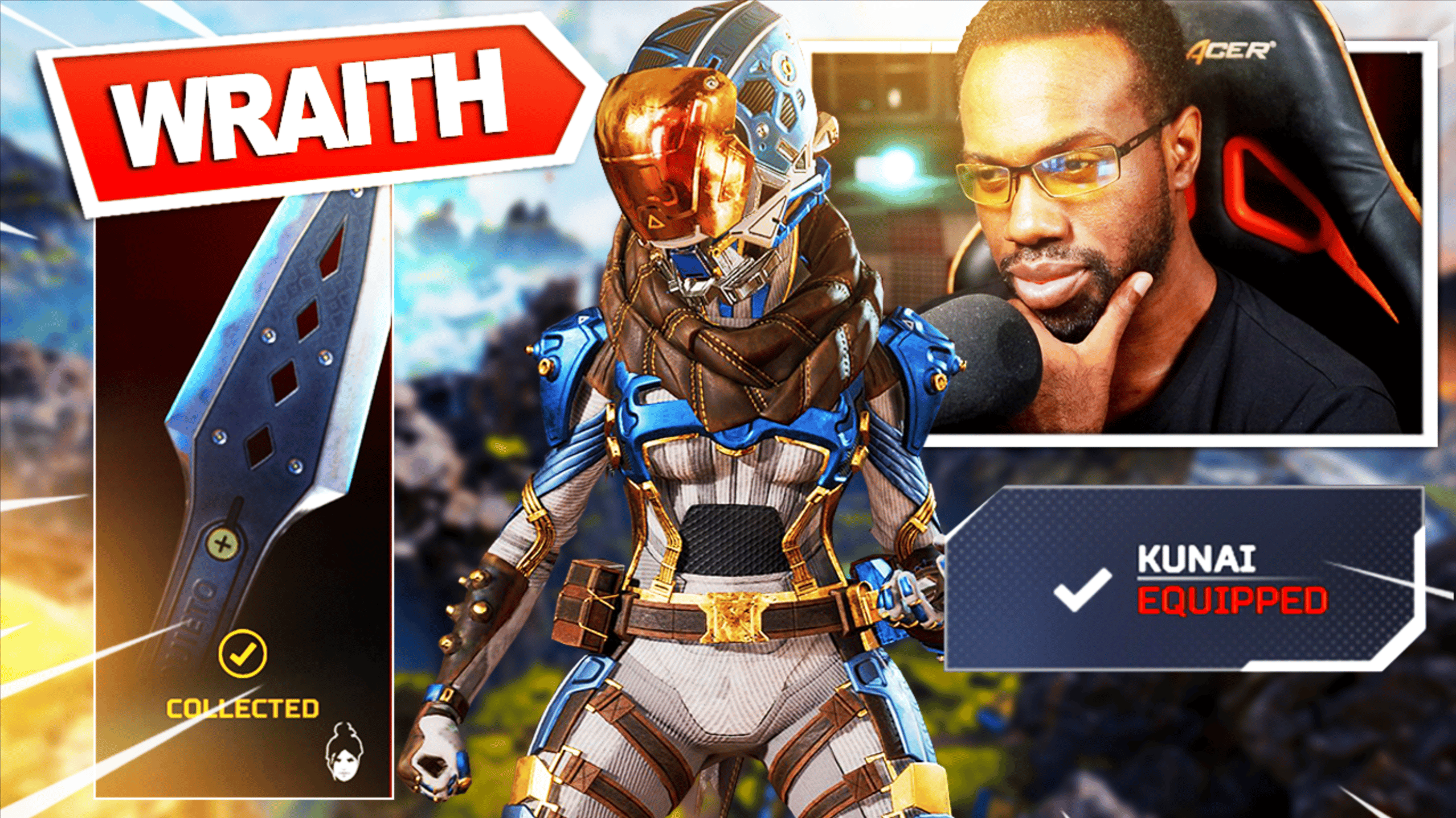 WRAITH LEGENDARY SKINS - APEX LEGENDS THUMBNAIL PACK - Payhip