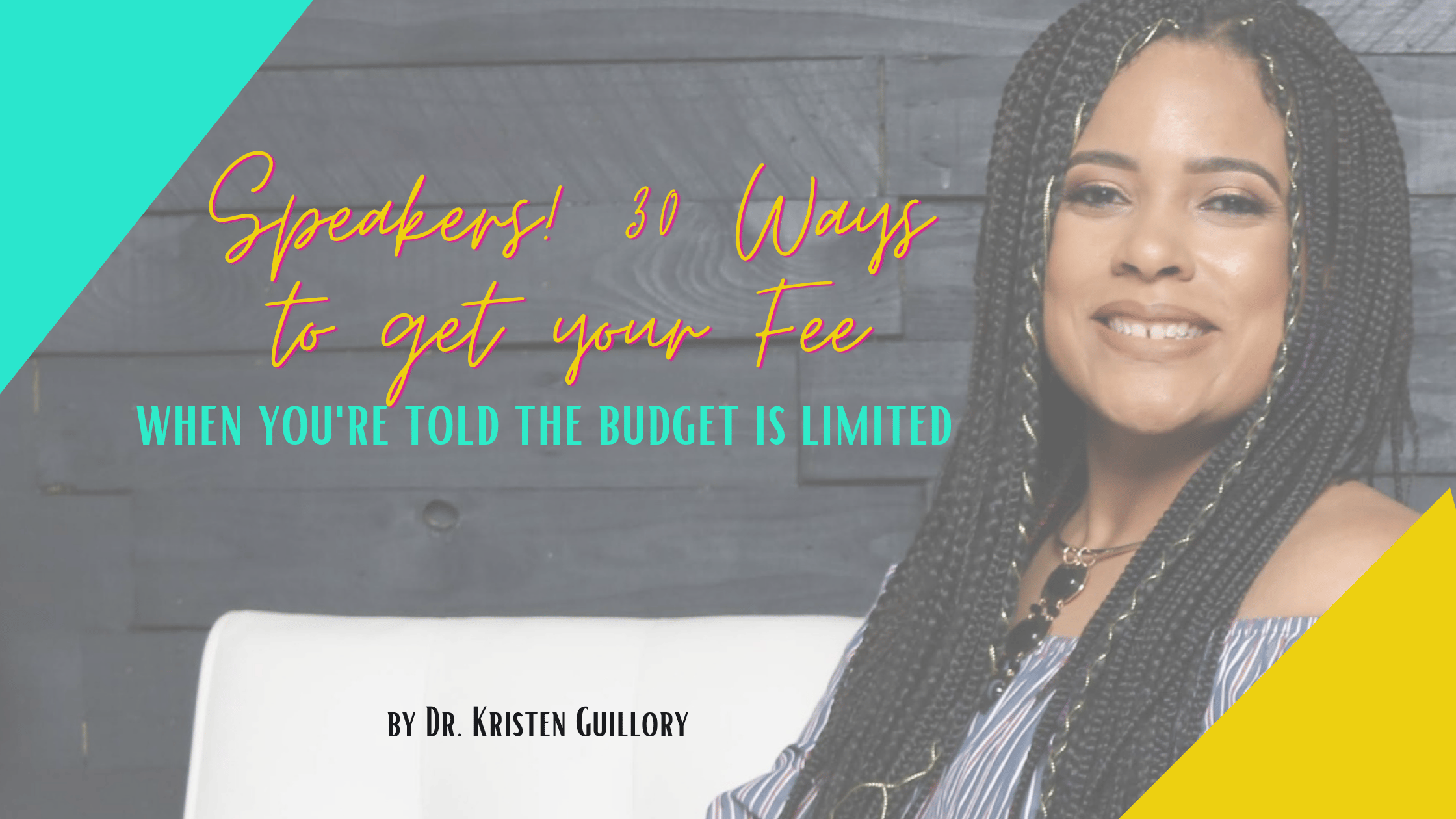 30 ways to get your fee when you're told they don't have a budget - Payhip