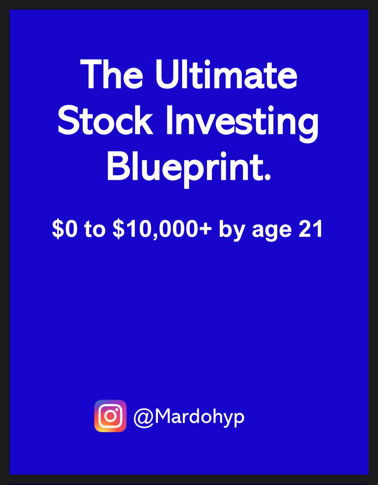 The Ultimate Stock Investing Blueprint - Payhip